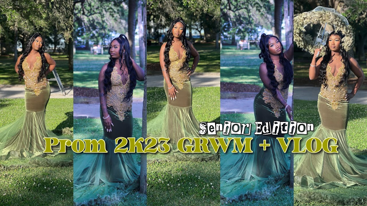PROM 2k23 GRWM + VlOG *Senior Edition*| Deaysah B - YouTube