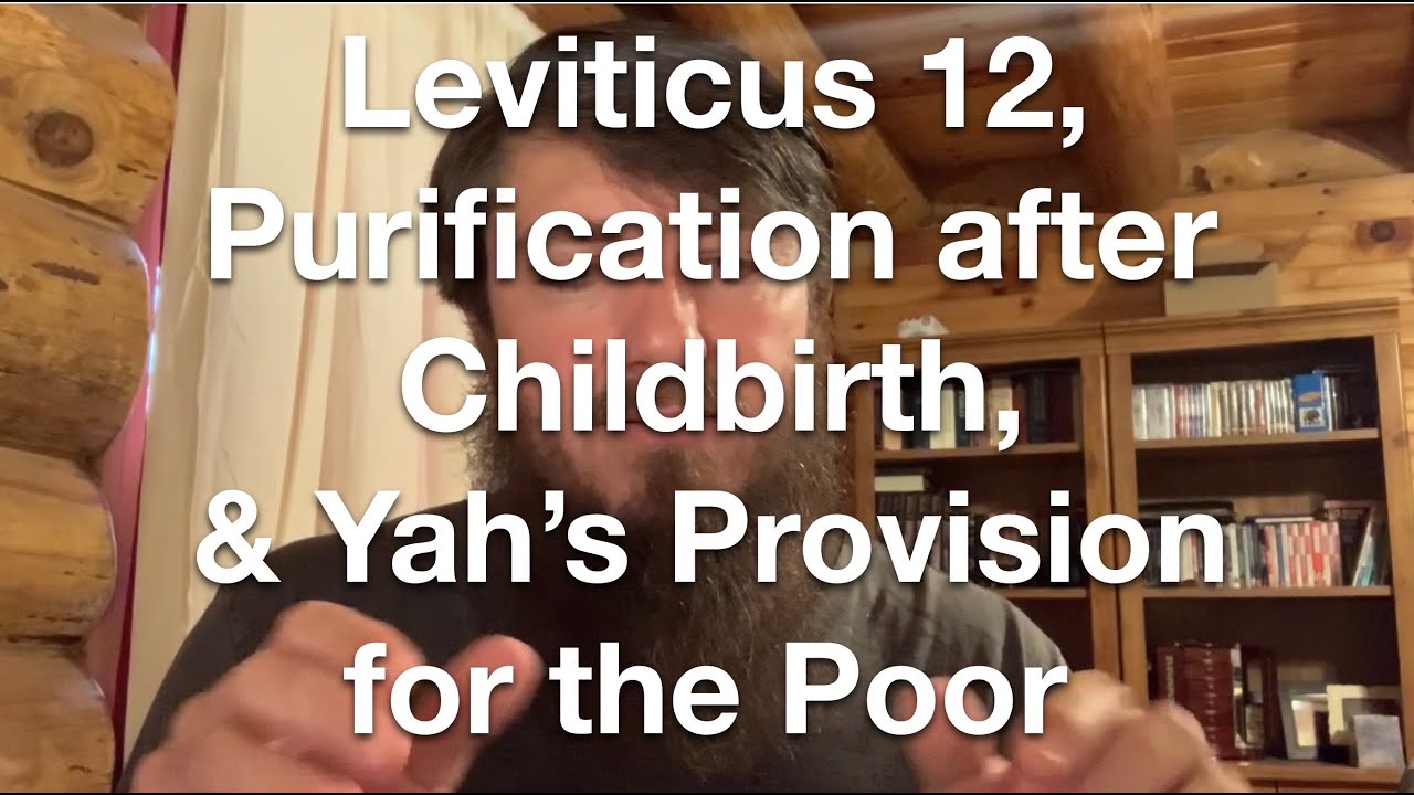Leviticus 12, Purification after Childbirth, and Yah’s Provision for ...