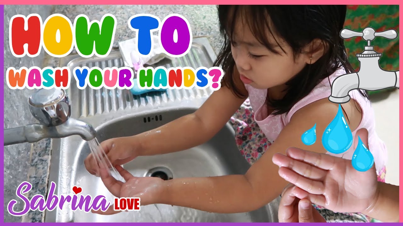 Hand washing for kids by Sabrina | Guide on how to wash hands - YouTube