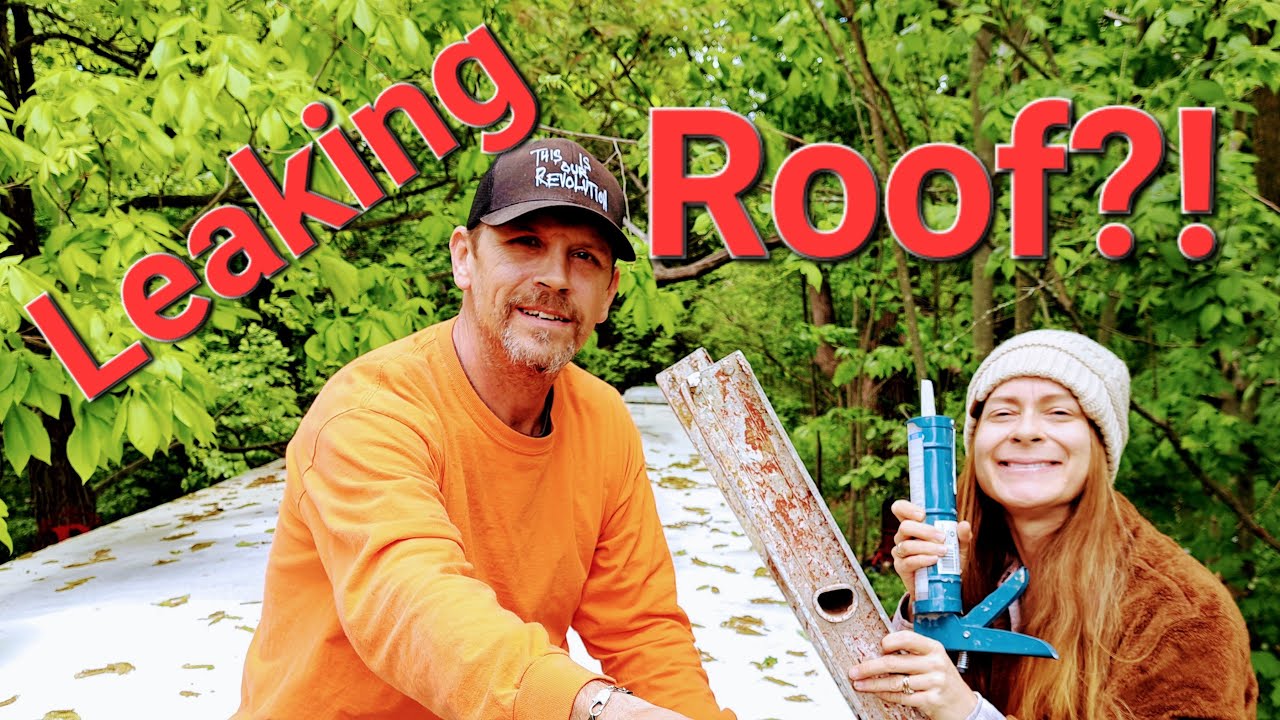 Sealing The Camper For Potential Leaks / Off Grid Spaghetti / Cooking ...