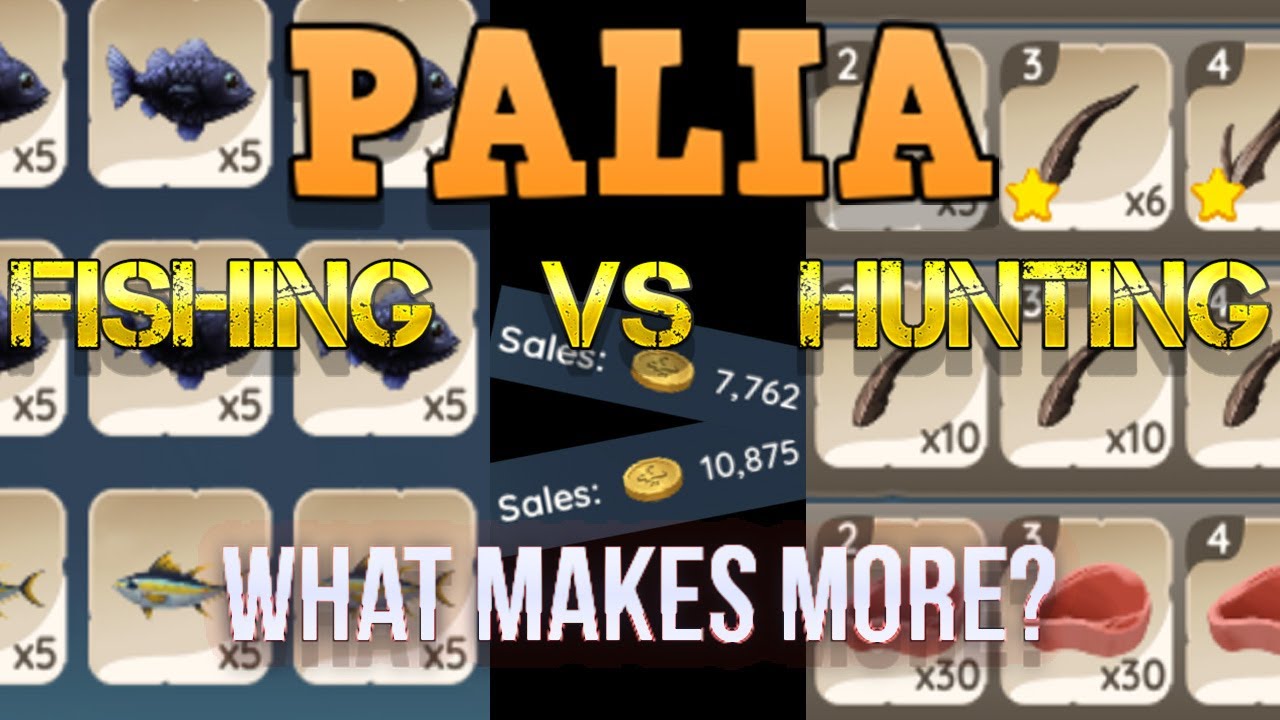 Palia Money Making - Fishing vs Hunting, Which Makes More? - YouTube