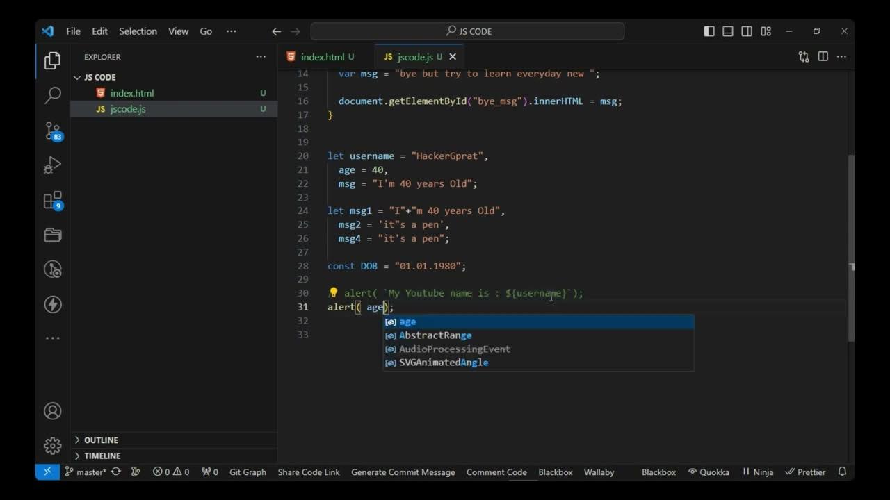 Data Types of JavaScript - YouTube