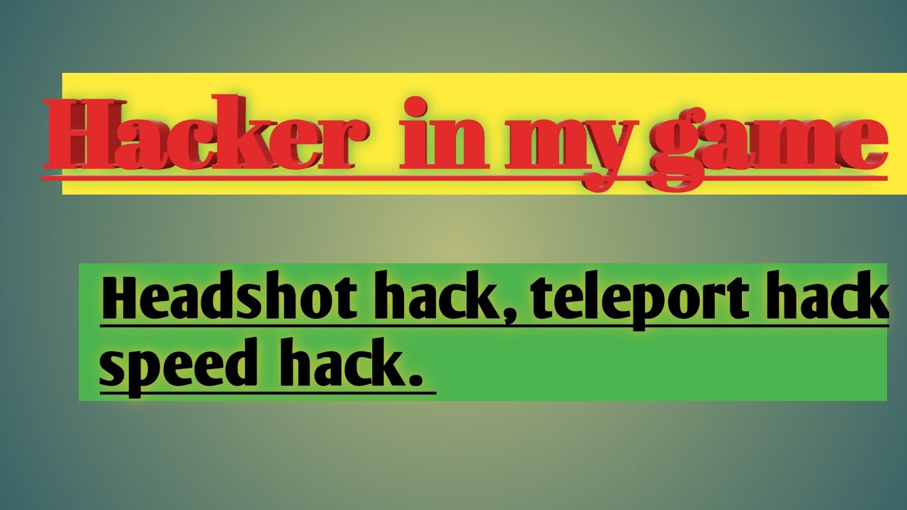 I found hacker in duo match! Headshot hack, speed hack, teleport hack ...