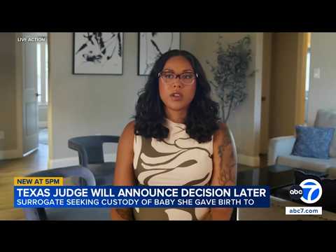 TX judge delays custody decision for baby in dispute between surrogate, parents