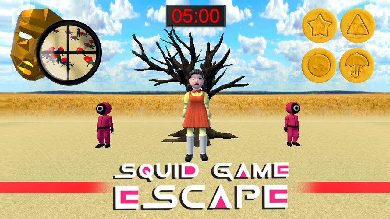Squid Game Escape : Red light Green Light - YouTube
