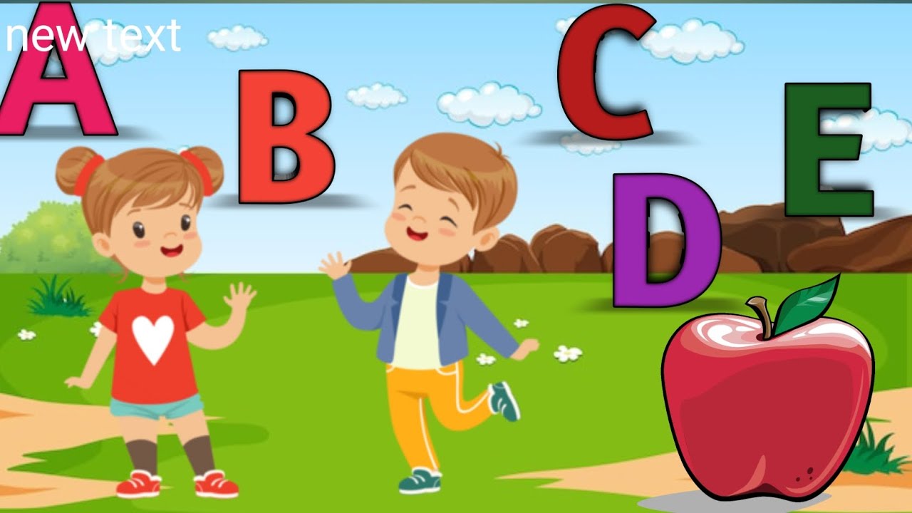 Abcd/A for apple/ English alphabet/English language for kids/ kids ...