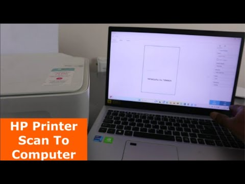 HP Printer Scan To Computer , Print, Share To Email! - YouTube