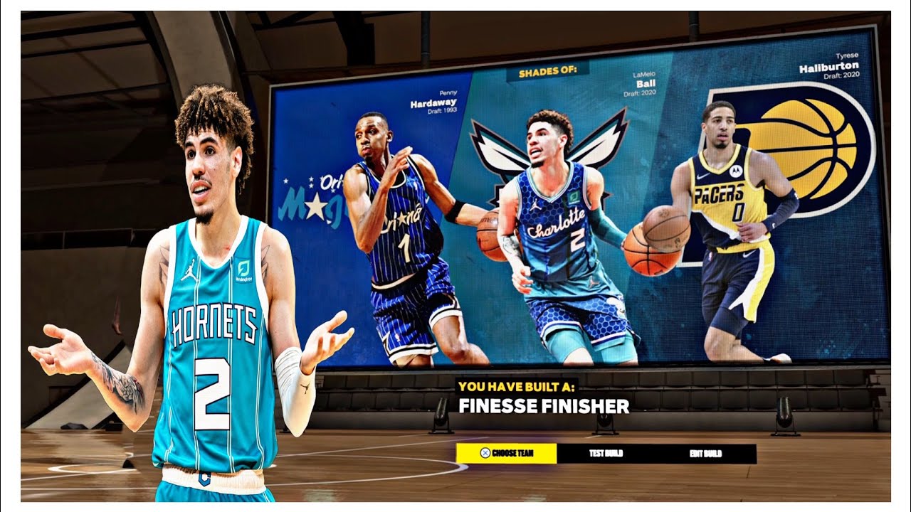 BEST FINESSE FINISHER BUILD 2K23 NEXT GEN (GOLD FAST TWITCH, 3PT ...