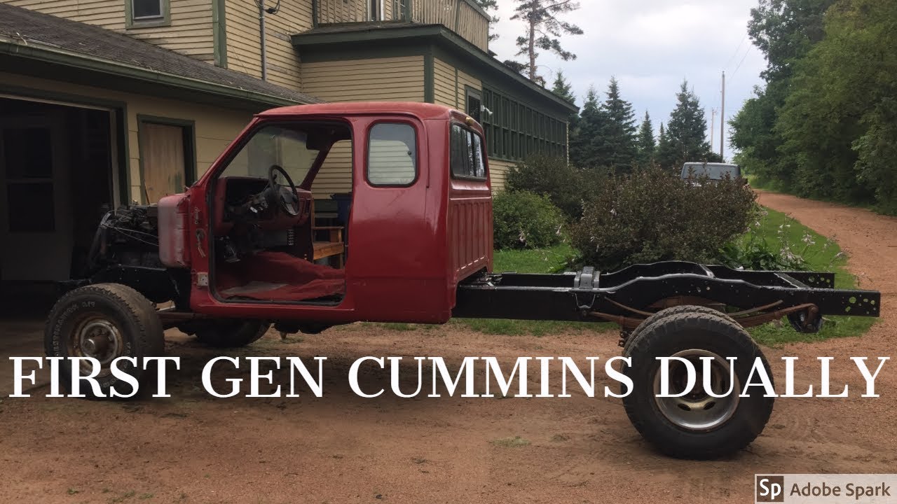 First Gen Cummins Dually Build Progress - YouTube