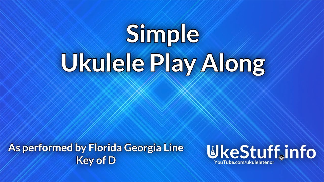 Simple Ukulele Play Along (In D) - YouTube