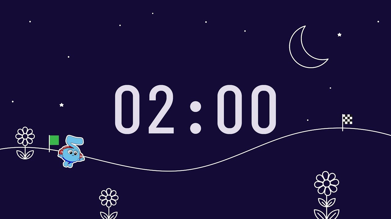 2 Minute Timer with Calming Focus Music ⏳ - YouTube