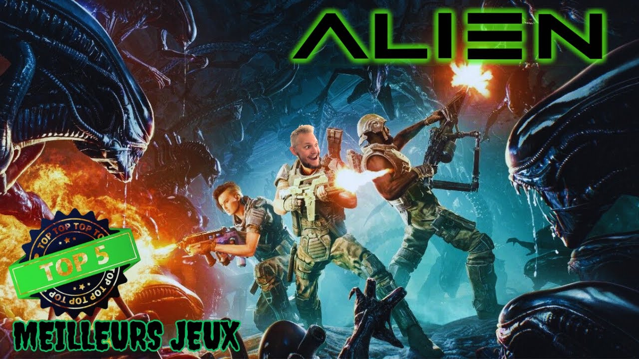TOP 5 JEUX ALIENS 😱 : Alien versus Predator/Fireteam/Isolation/Dark ...