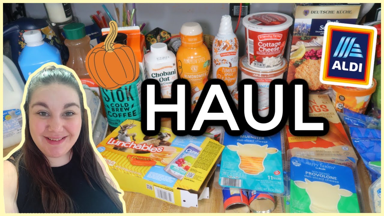 ALDI HAUL | More Pumpkin Flavored Things | 1-Week Grocery Haul & Meal ...