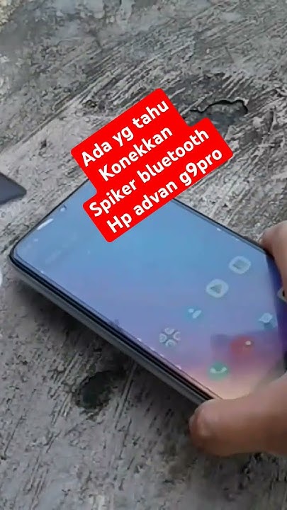 ada yang tahu konekkin honje spiker BLUTUT dengan hp Advan g9pro #hp #blutoothspeaker - YouTube