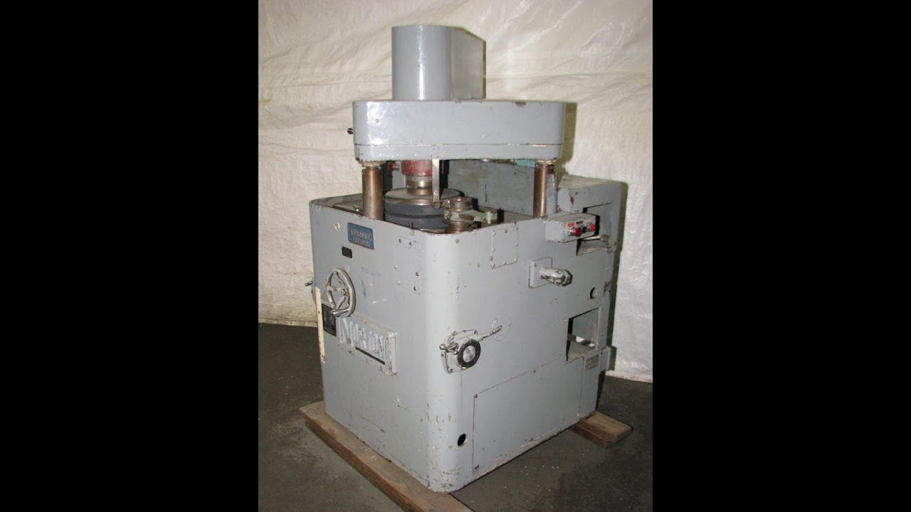 Norton Lapping Machine, Model 12 Hyprolap, Ref #059 187, - SOLD - YouTube