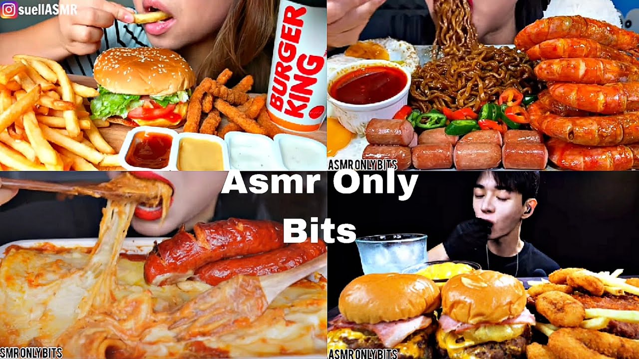 ASMR Food Compilation//Compilation///no talking///Bites only////asmr ...
