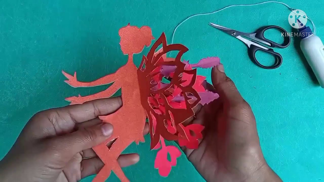 How to make a paper fairy tutorial/ diy easy paper fairy/craft easy for ...