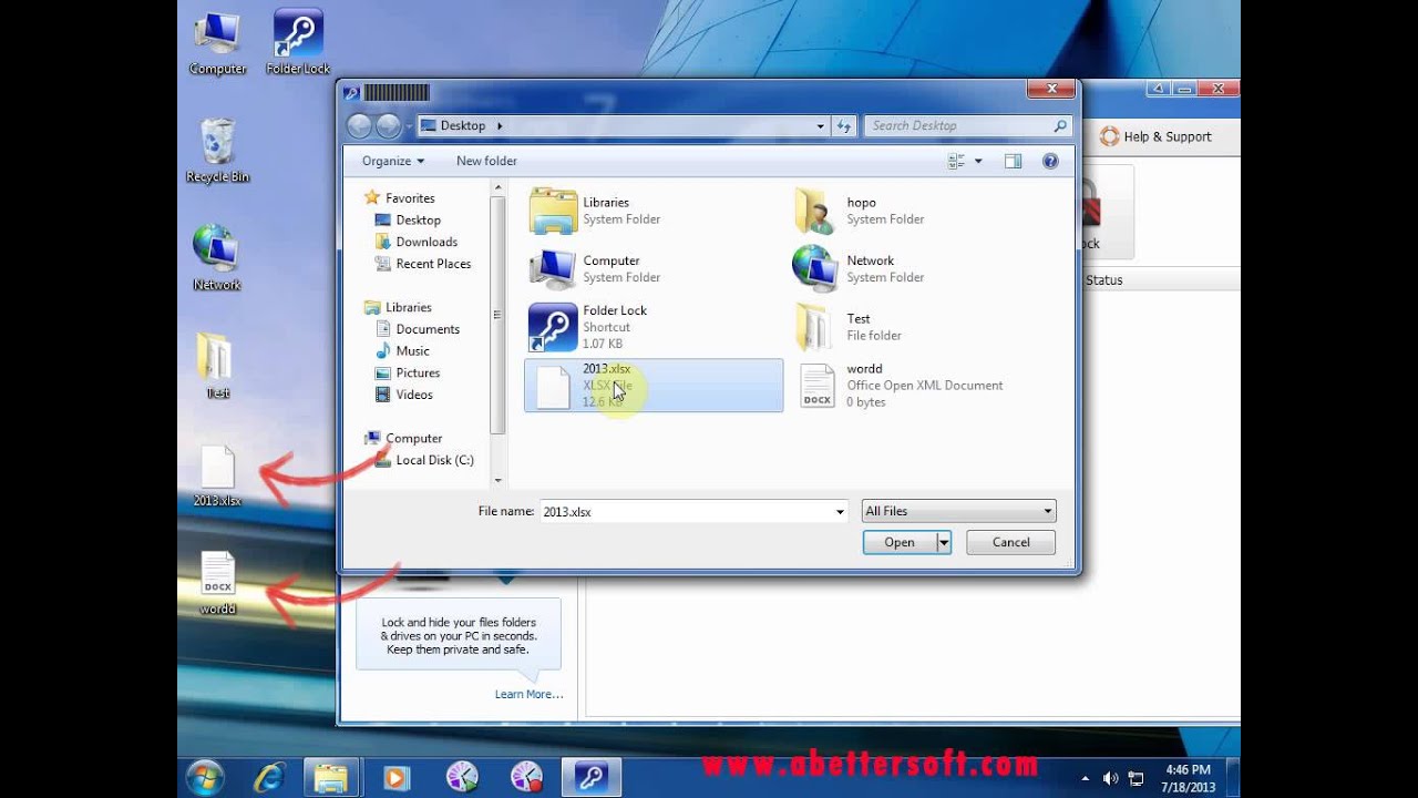 Password protect folder with folder lock - YouTube