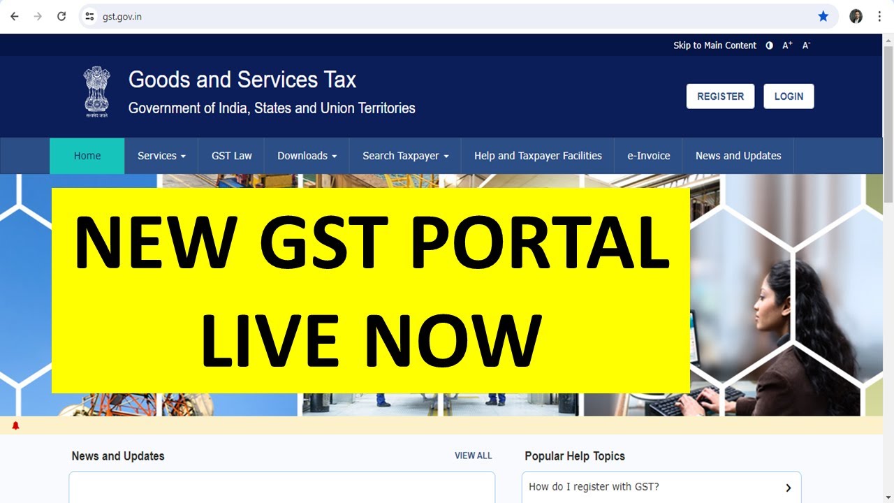 New Changes LIVE on GST Portal Now | What's NEW on GST Portal | GST ...