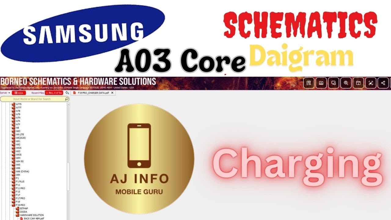 A03 core charging Ways - YouTube