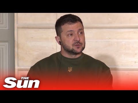 Zelensky calls for France and Germany to be 'game changers' and supply jets