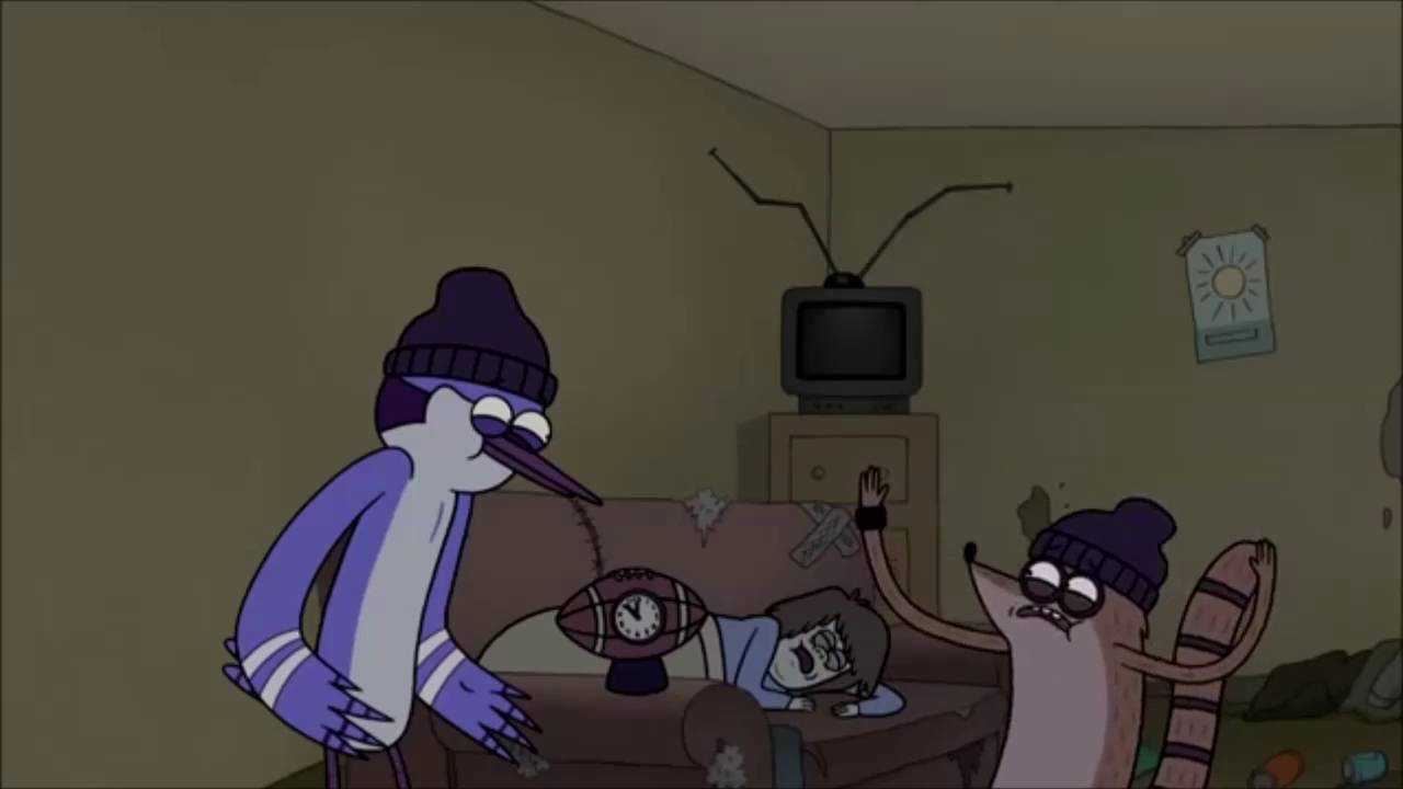Mordecai and Rigby - The Clock Song - YouTube