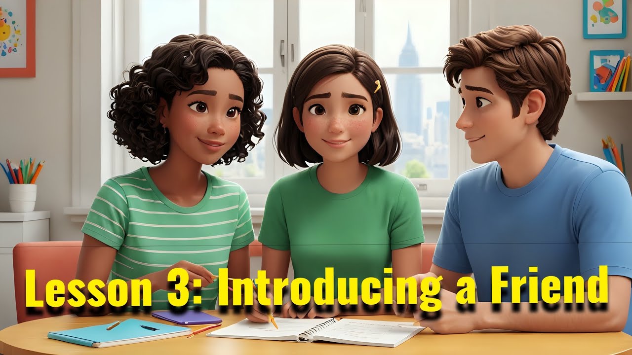 How to Introduce a Friend in English. learn English for free time ...