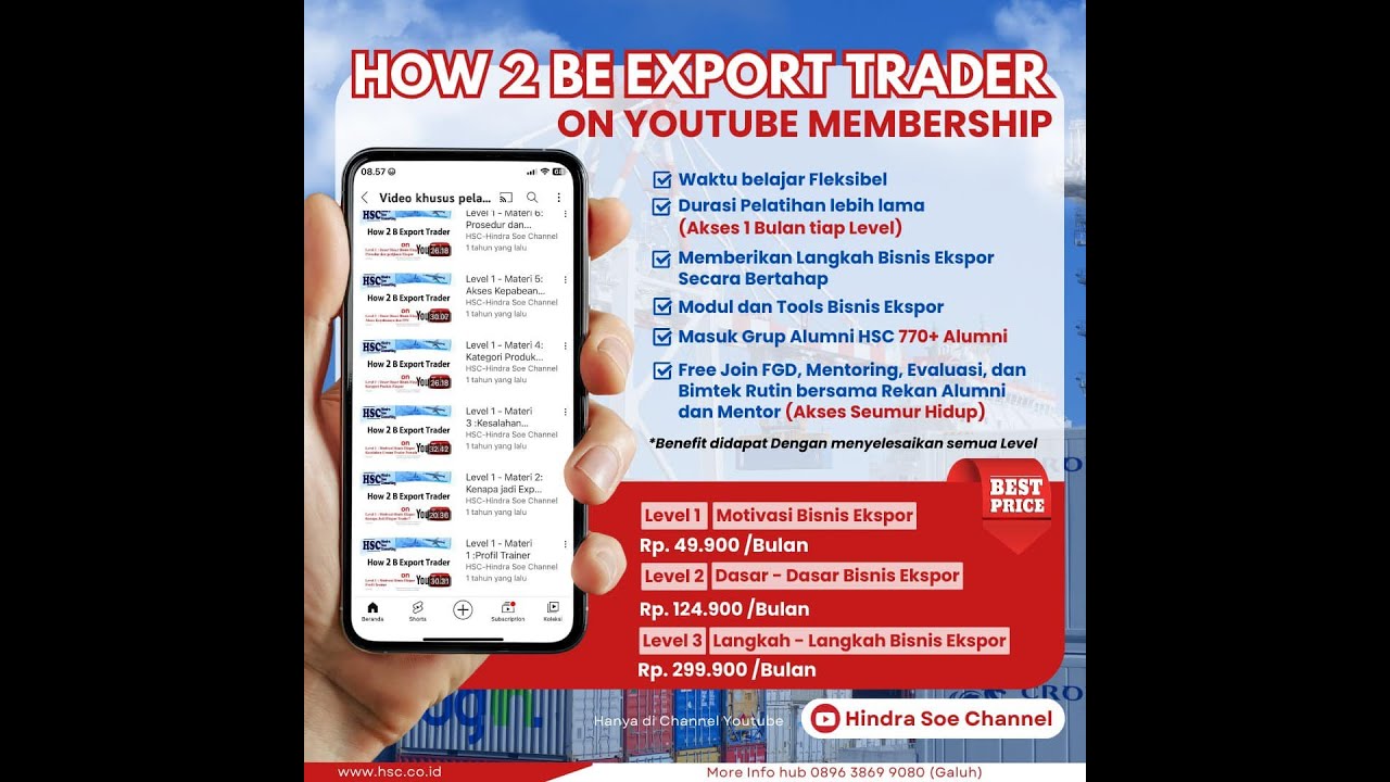#shorts Cara Ber Gabung di How 2 B Export Trader on Youtube - YouTube