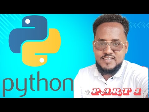 Part 1, introduction to python in Amharic - YouTube