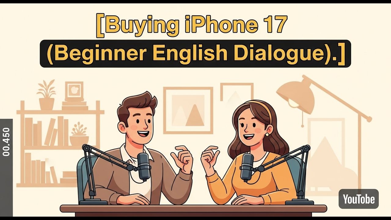 Buying iPhone 17 (Beginner English Dialogue). - YouTube