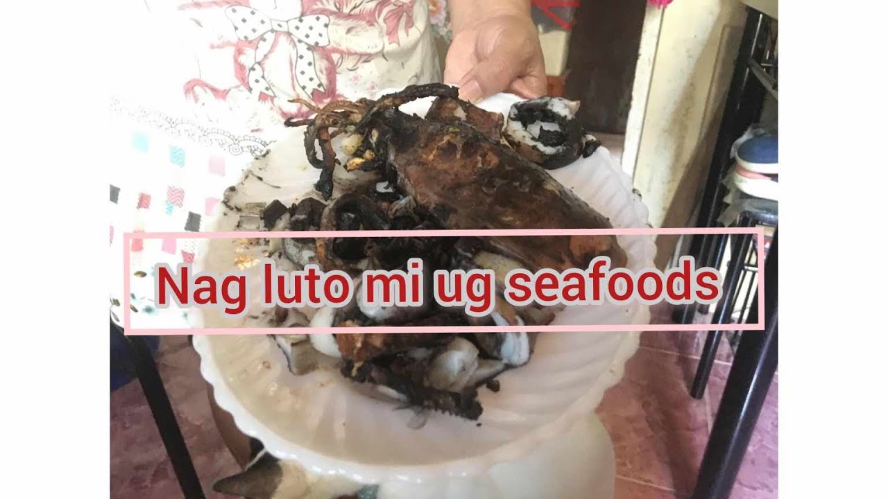 Nag sugba mi ug pusit ug Isda - YouTube