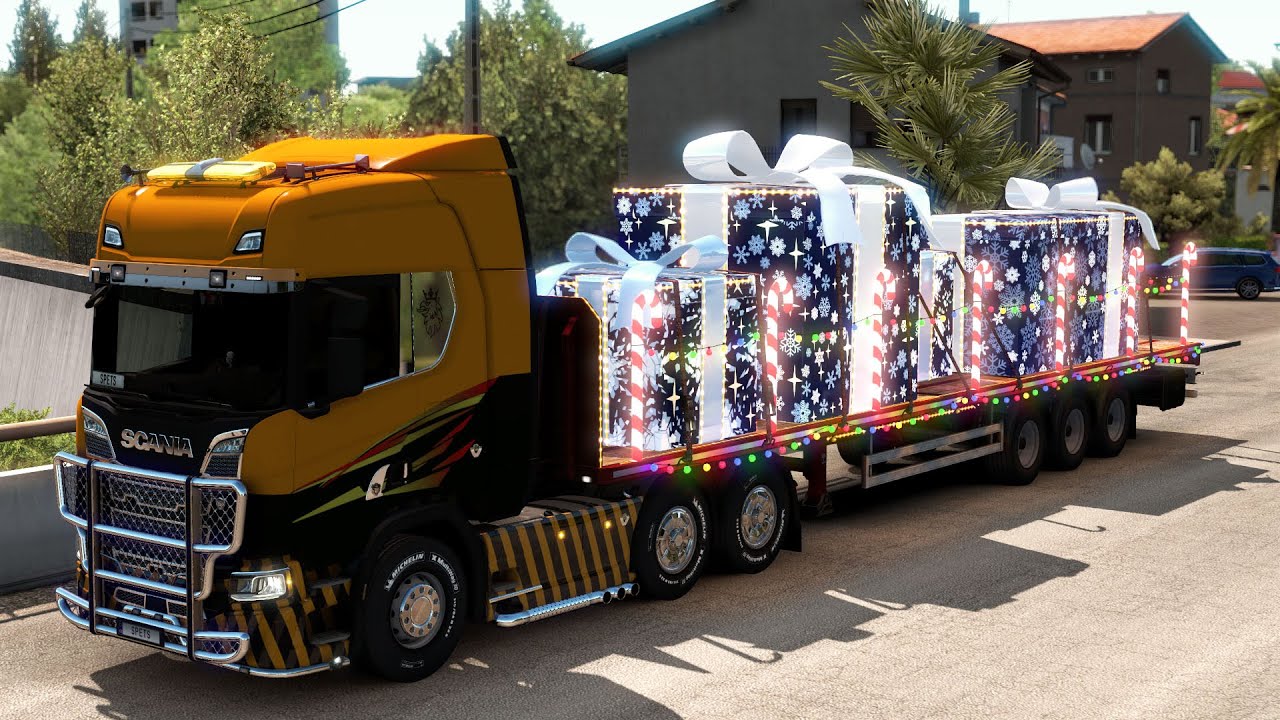 ETS2 | CHRISTMAS WISE GIVING - World of Trucks Event 2020 - YouTube