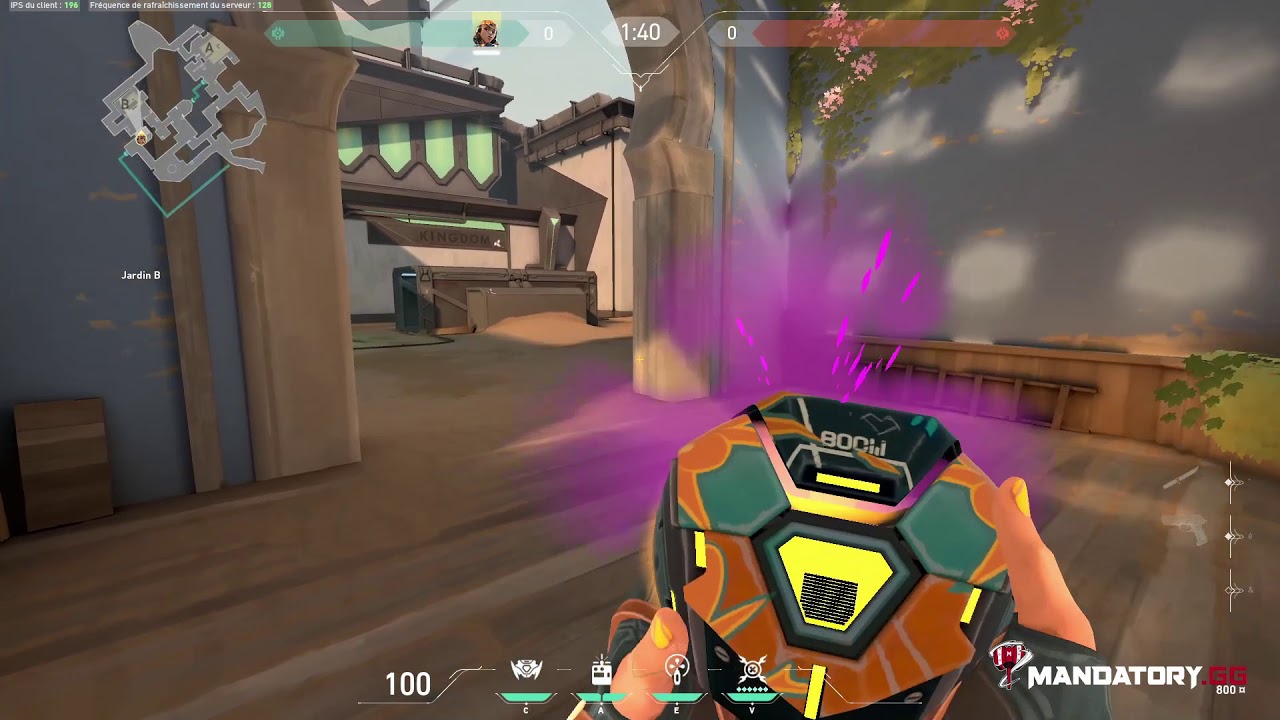 Valorant : Raze - Boom bot - Bind - B garden to B elbow - YouTube