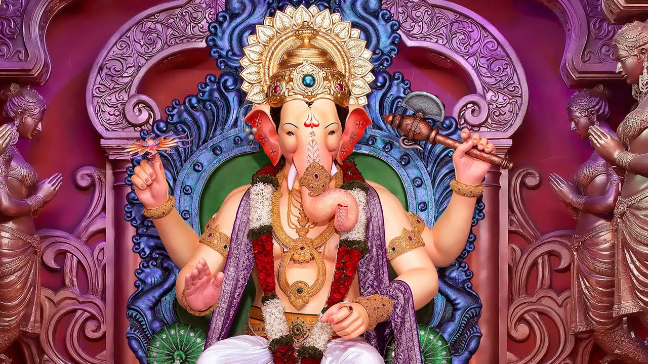 Lalbaugcha Raja 2024 First Look LIVE | lalbaugcha raja darshan ...