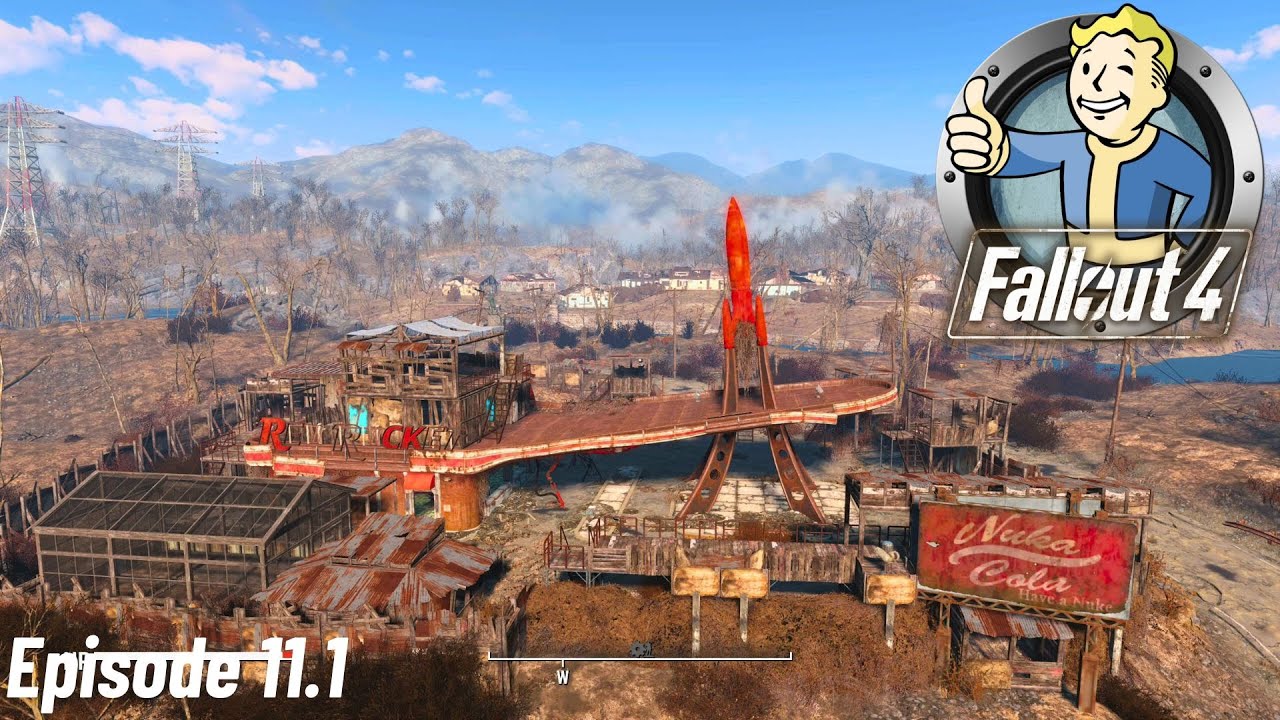 Fallout 4: Let's Play Episode 11.1! Red Rocket Build! - YouTube