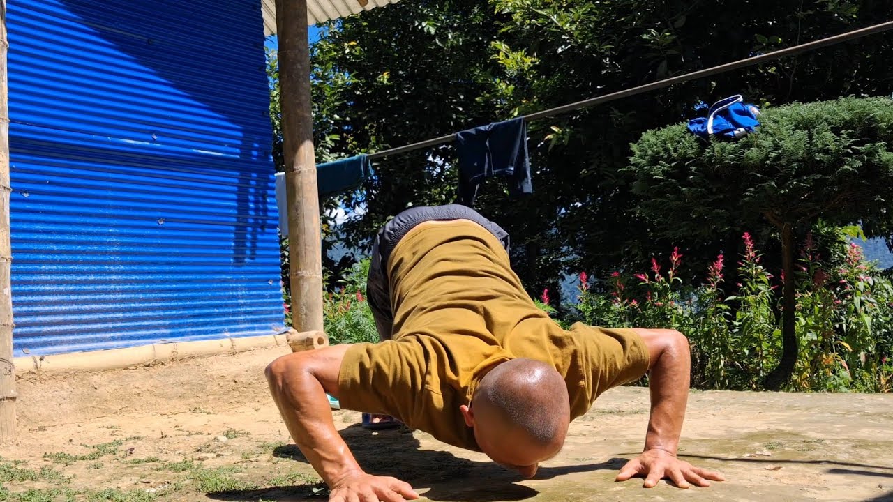 Day 46/75 Hindu Push Ups Hard Challenge Exercise | 2025 - YouTube