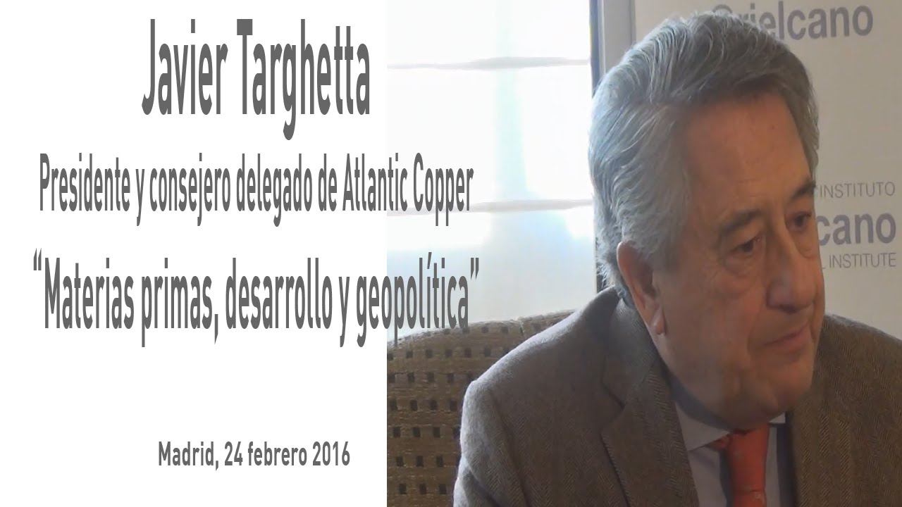 Javier Targhetta. Materias primas, desarrollo y geopolítica - YouTube