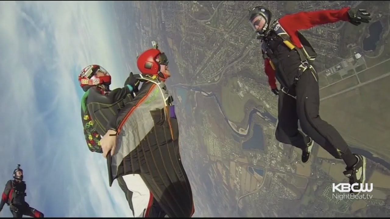Female Base Jumper Eludes Arrest In San Francisco - YouTube