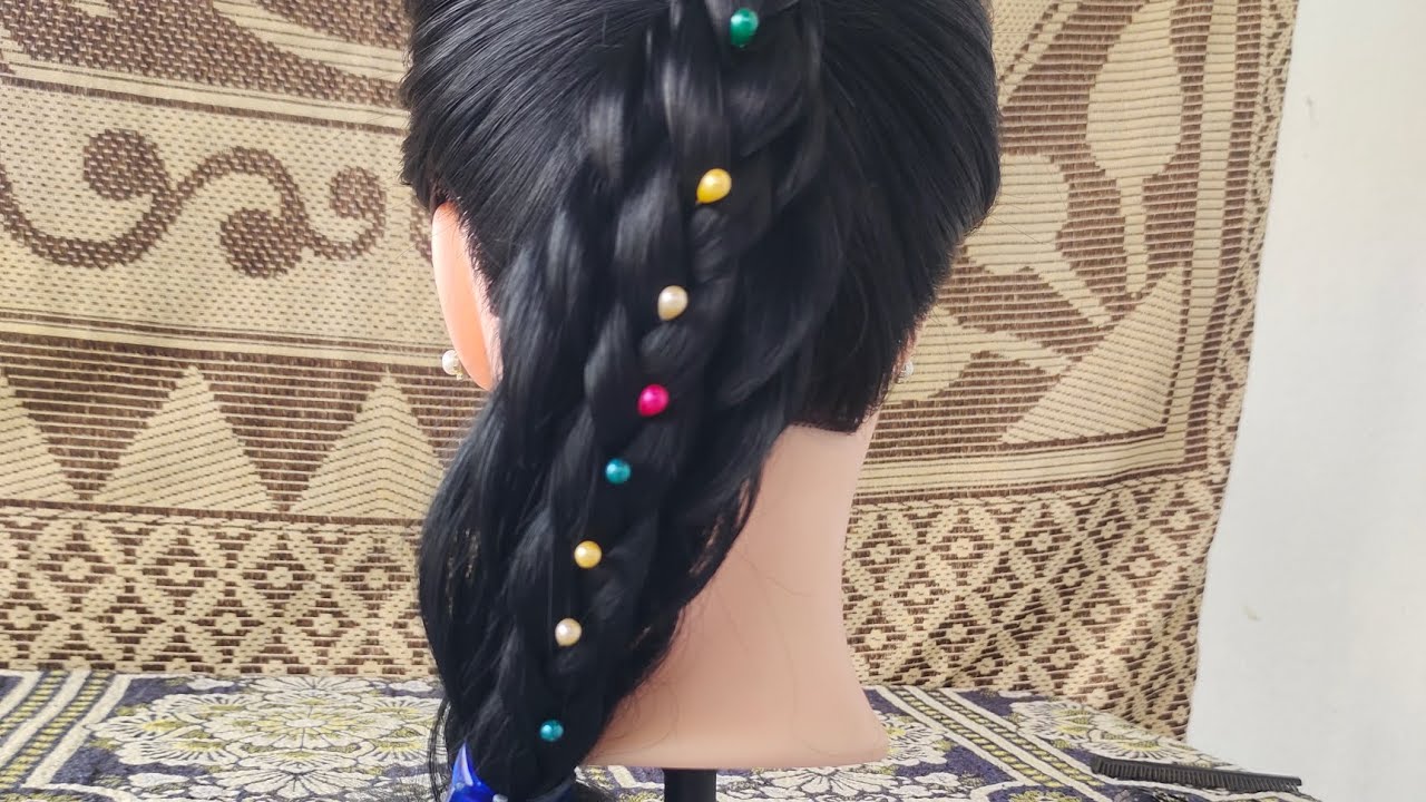 try this beautiful bridal hairstyles// Simple & cute hairstyles ...