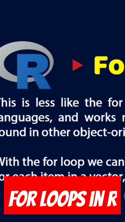 For #loop 🔁 in R language is different from others #rtutorial #rstudio ...