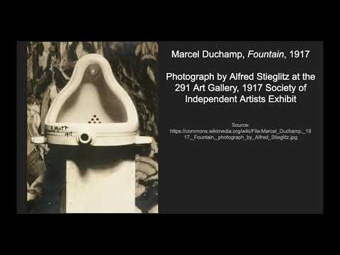 Marcel Duchamp, Fountain, 1917 - YouTube