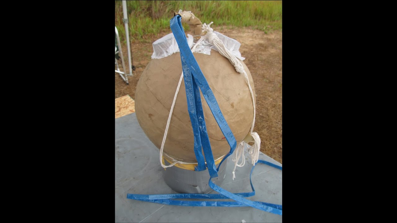 2 attempts at 12 inch water shells - YouTube