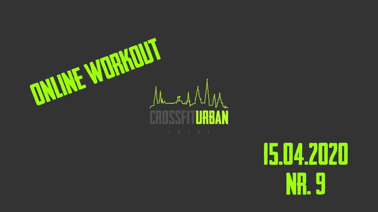 CrossFit Urban Tribe Online Workout #9 - YouTube