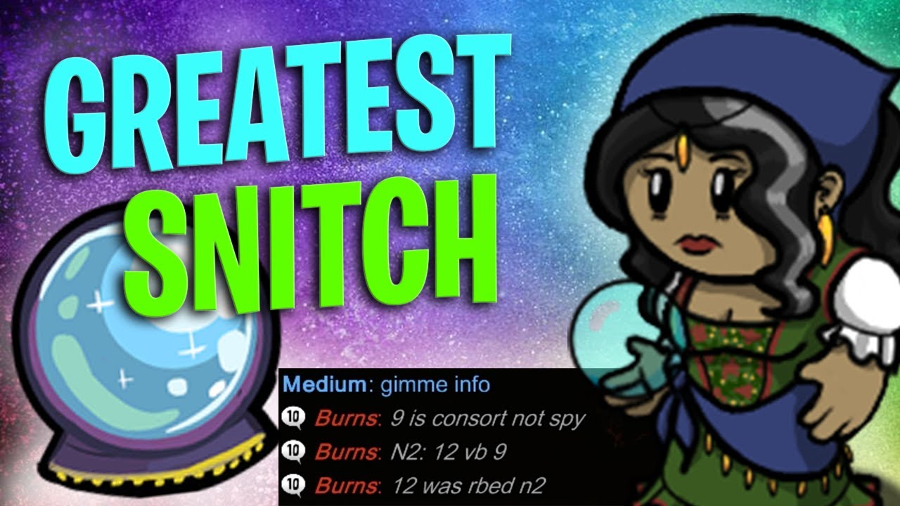I AM THE GREATEST SNITCH. Town of Salem | Ranked Medium - YouTube
