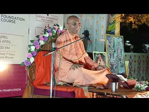 Gita Foundation Coursev Day 2 - HH Bhakti Rasamrita Swami Maharaj - YouTube