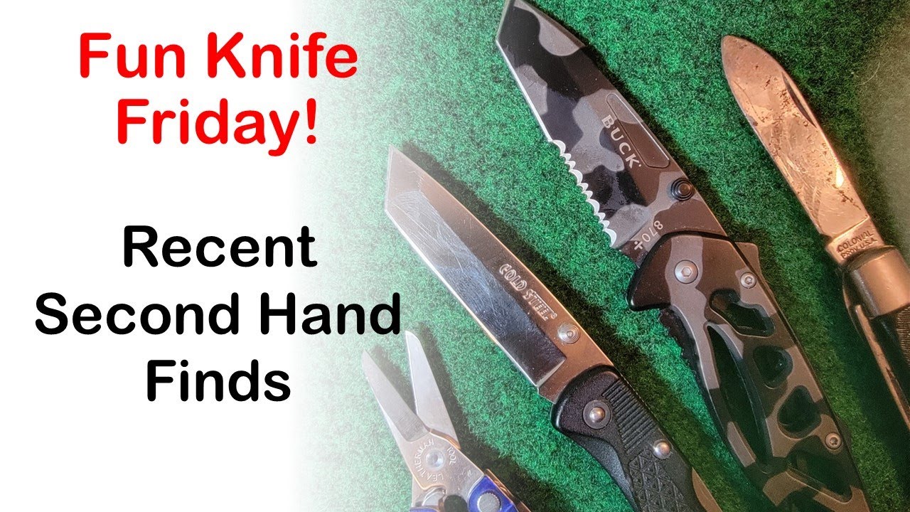 Fun Knife Friday: Recent Secondhand Finds! - YouTube