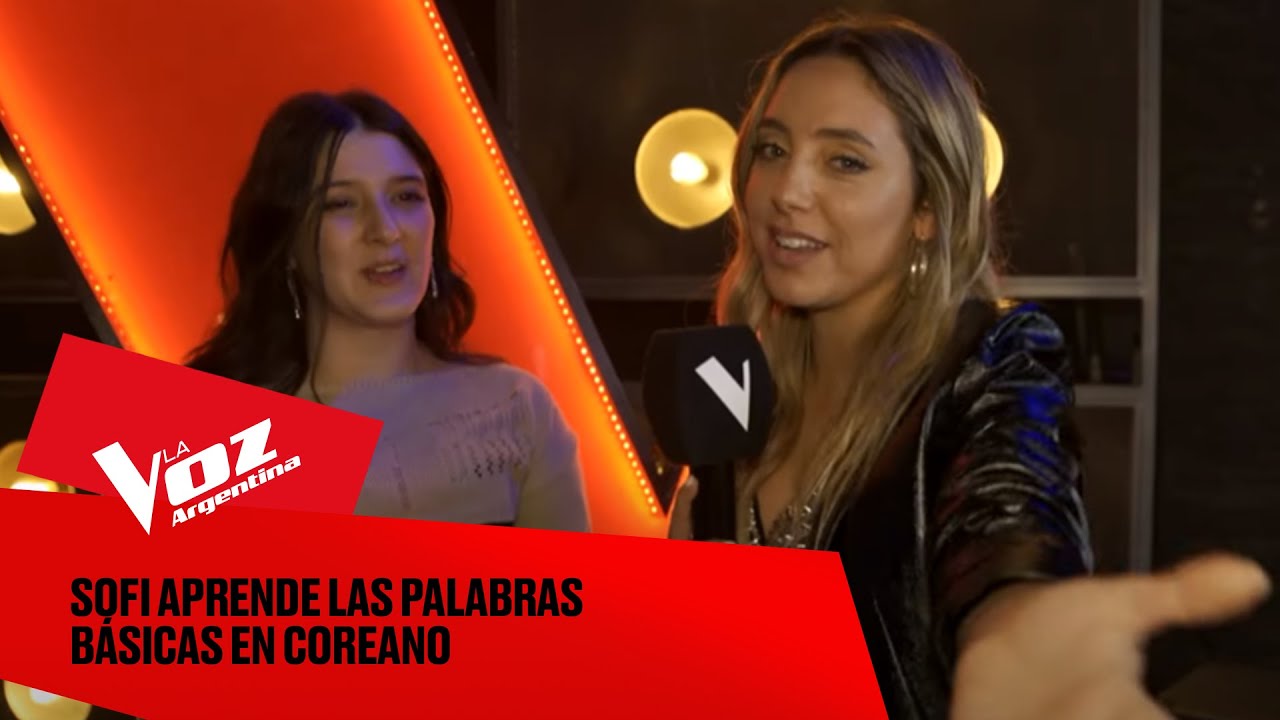 Alexia Vázquez Le Enseña Coreano A Sofi Martínez La Voz Argentina 2025 Youtube 6378