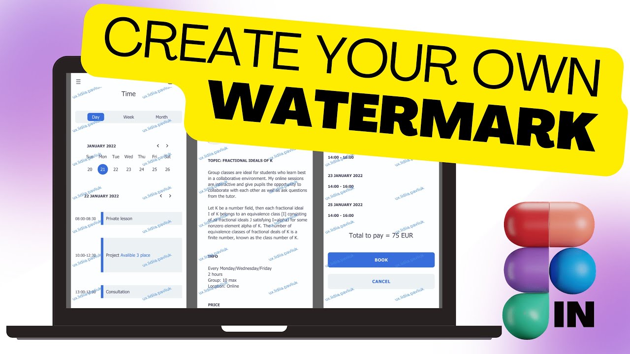 Create your WATERMARK | Figma Tutorial | + Figma LINK 🤘 - YouTube
