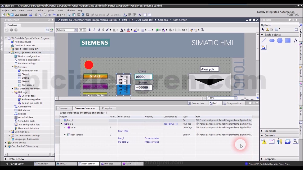 Add Button and Switch HMI Screen - YouTube