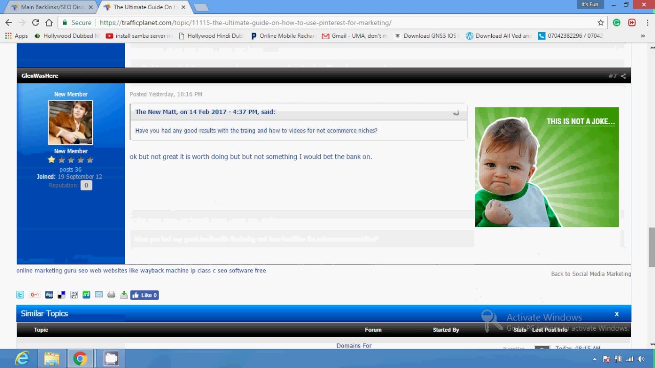 How to do forum posting in Seo - YouTube